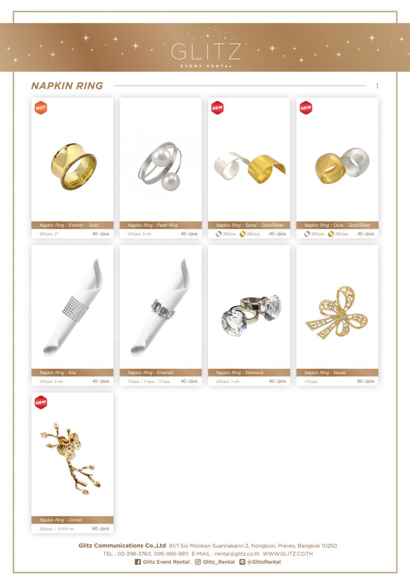 CATERING/DINNER/BAR - GLITZ Event Rental