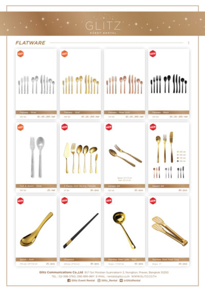 CATERING/DINNER/BAR - GLITZ Event Rental